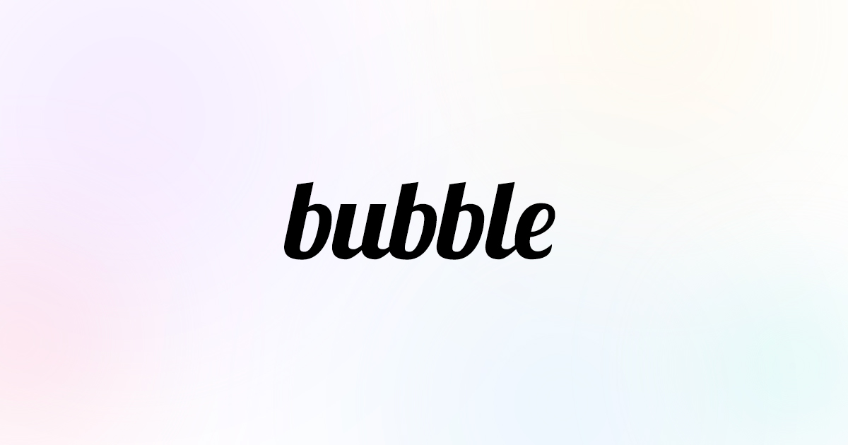 bubble | DearU Web STORE